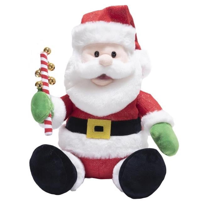 Animated Jingling Santa Toy Plush Toy, Multi Color - Walmart.com