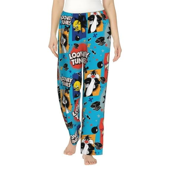 Animated Looney Tunes Women's Pajama Pants Lounge Daily Novelty Cozy ...