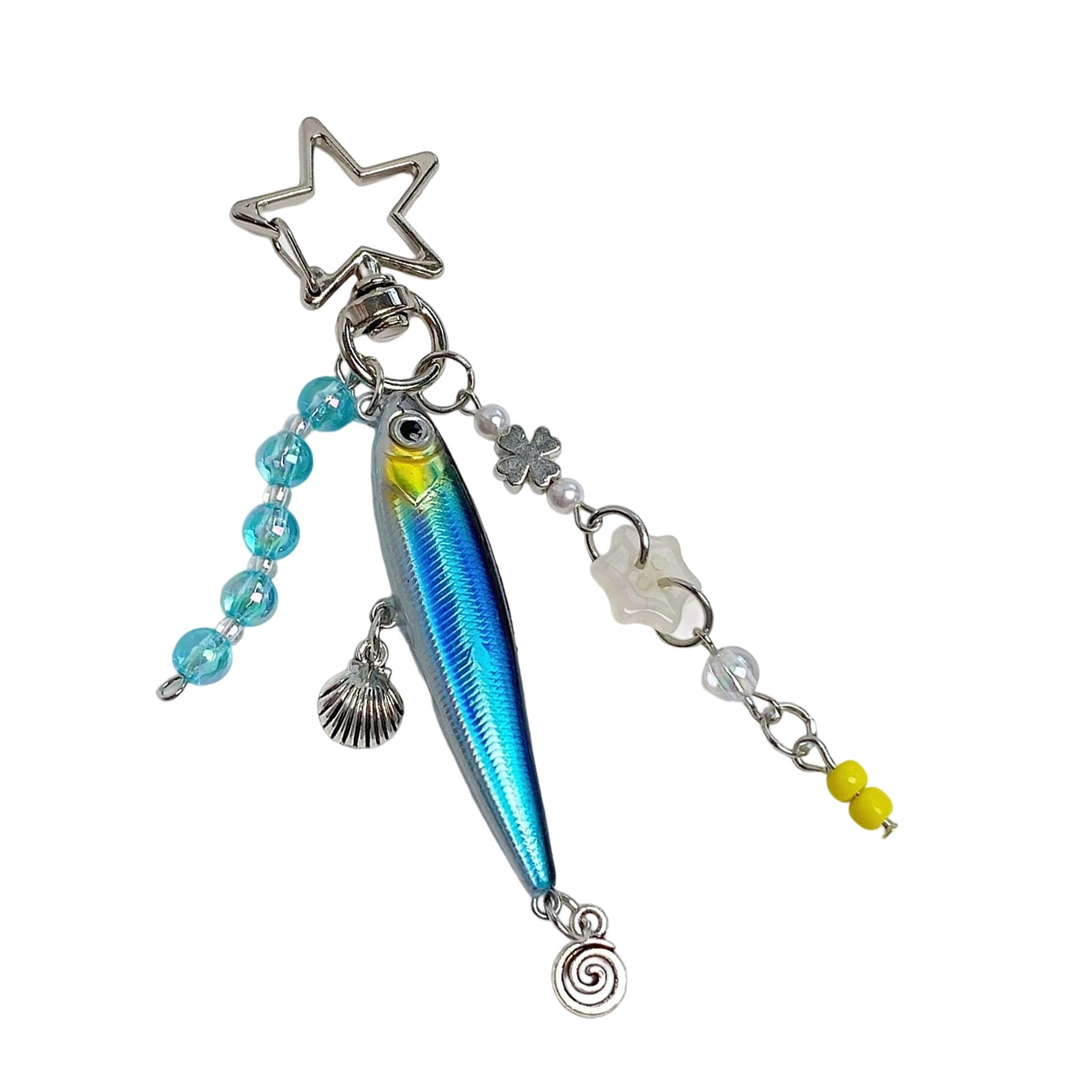 Animated Marine Keychain Realistic Fish Imitation Design Flexible ...