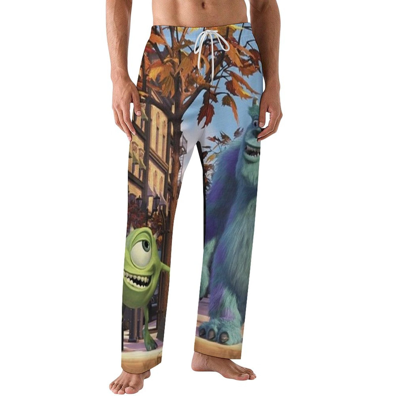 Animated Monsters University Mens Pajama Pants Cozy Soft Lounge Sleep ...