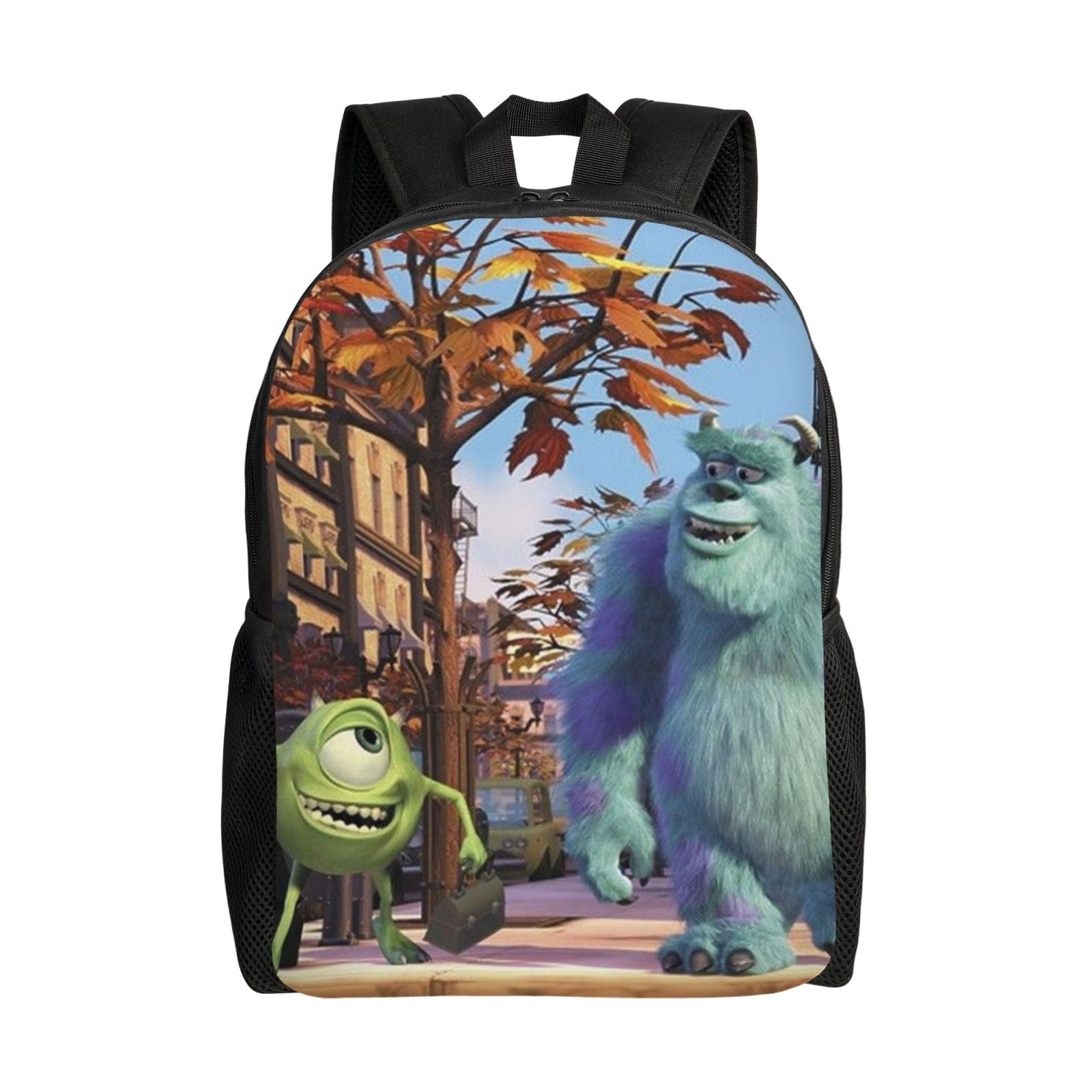 Animated Monsters University Unisex Backpack Laptop Daypack Adjustable ...