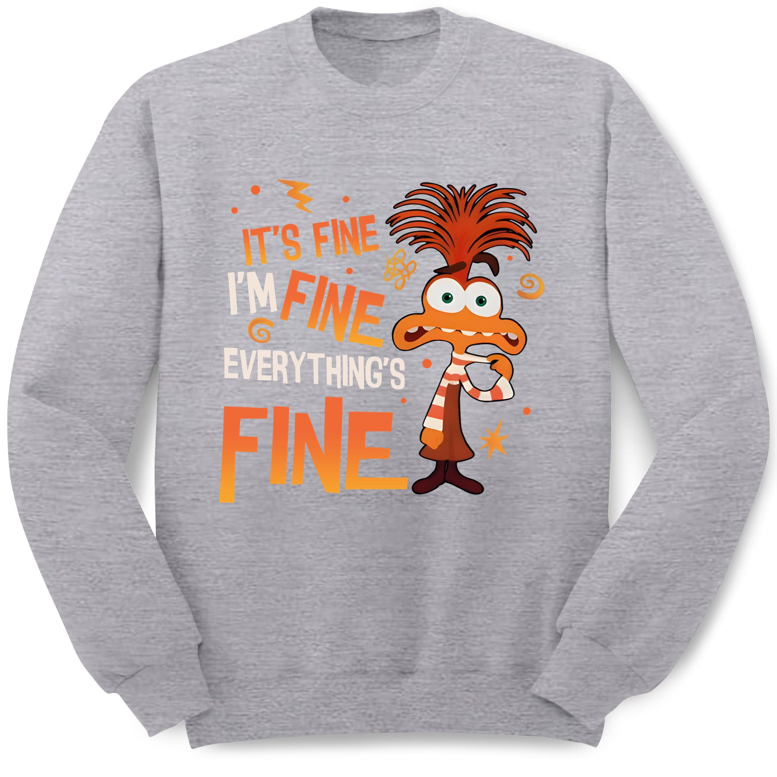 Animated Movie Anxiety Graphic Tee, Emotions Theme Shirt - Walmart.com