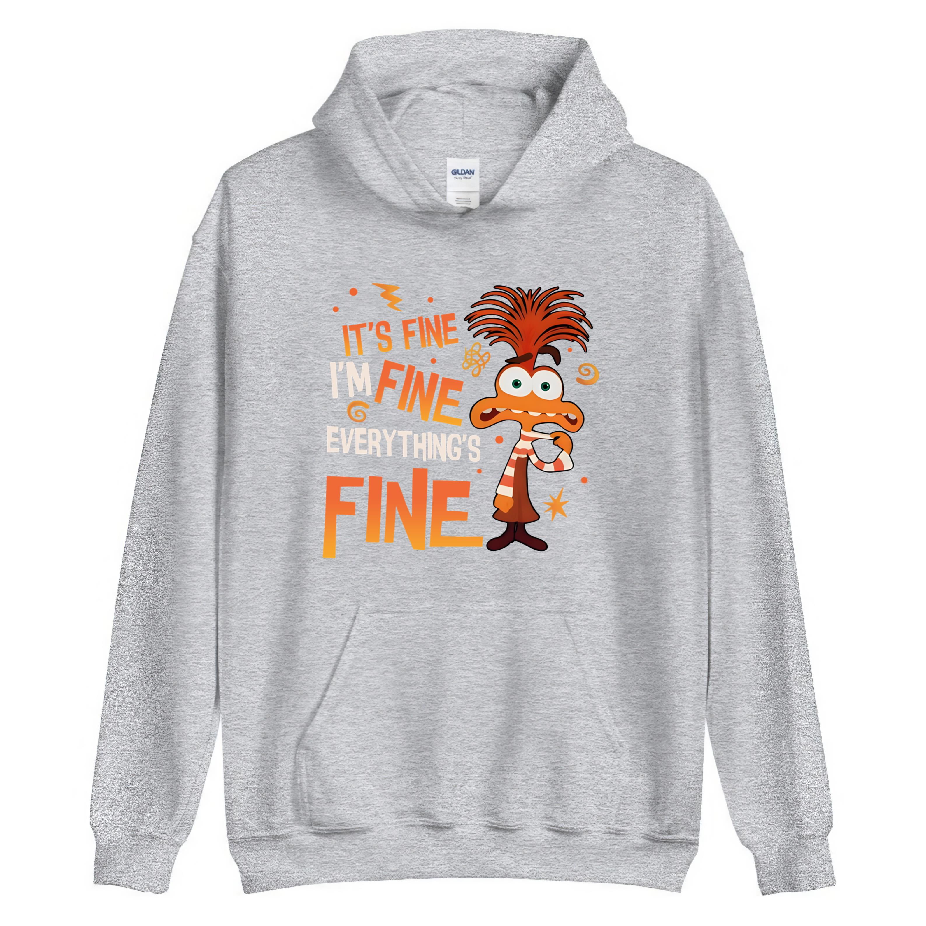 Animated Movie Anxiety Graphic Tee, Emotions Theme Shirt - Walmart.com