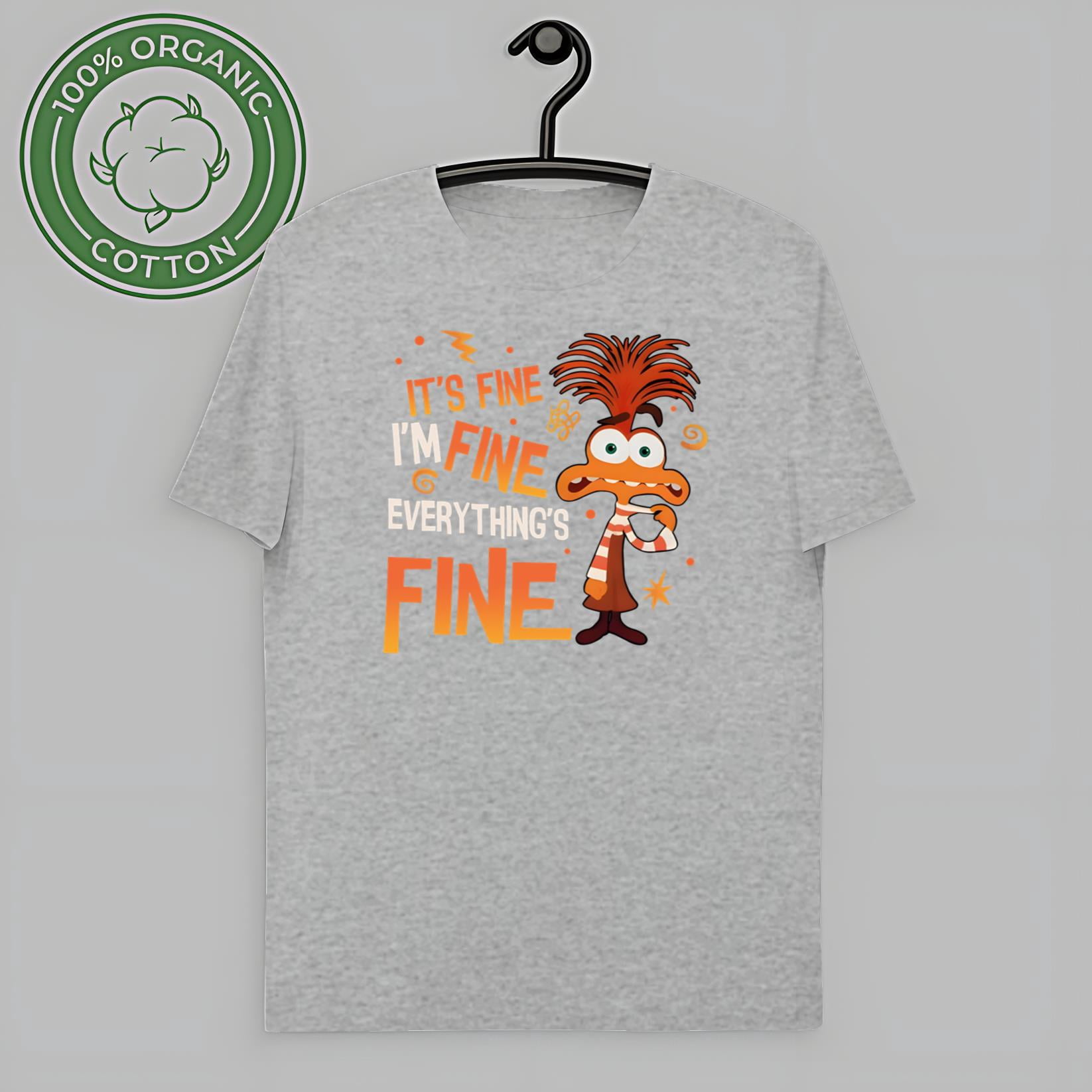 Animated Movie Anxiety Graphic Tee, Emotions Theme Shirt - Walmart.com