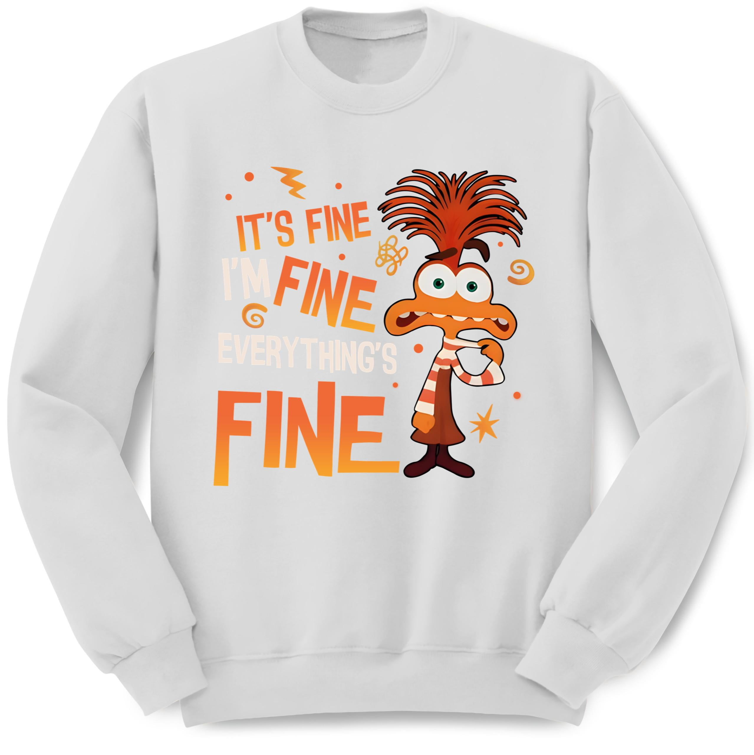 Animated Movie Anxiety Graphic Tee, Emotions Theme Shirt - Walmart.com