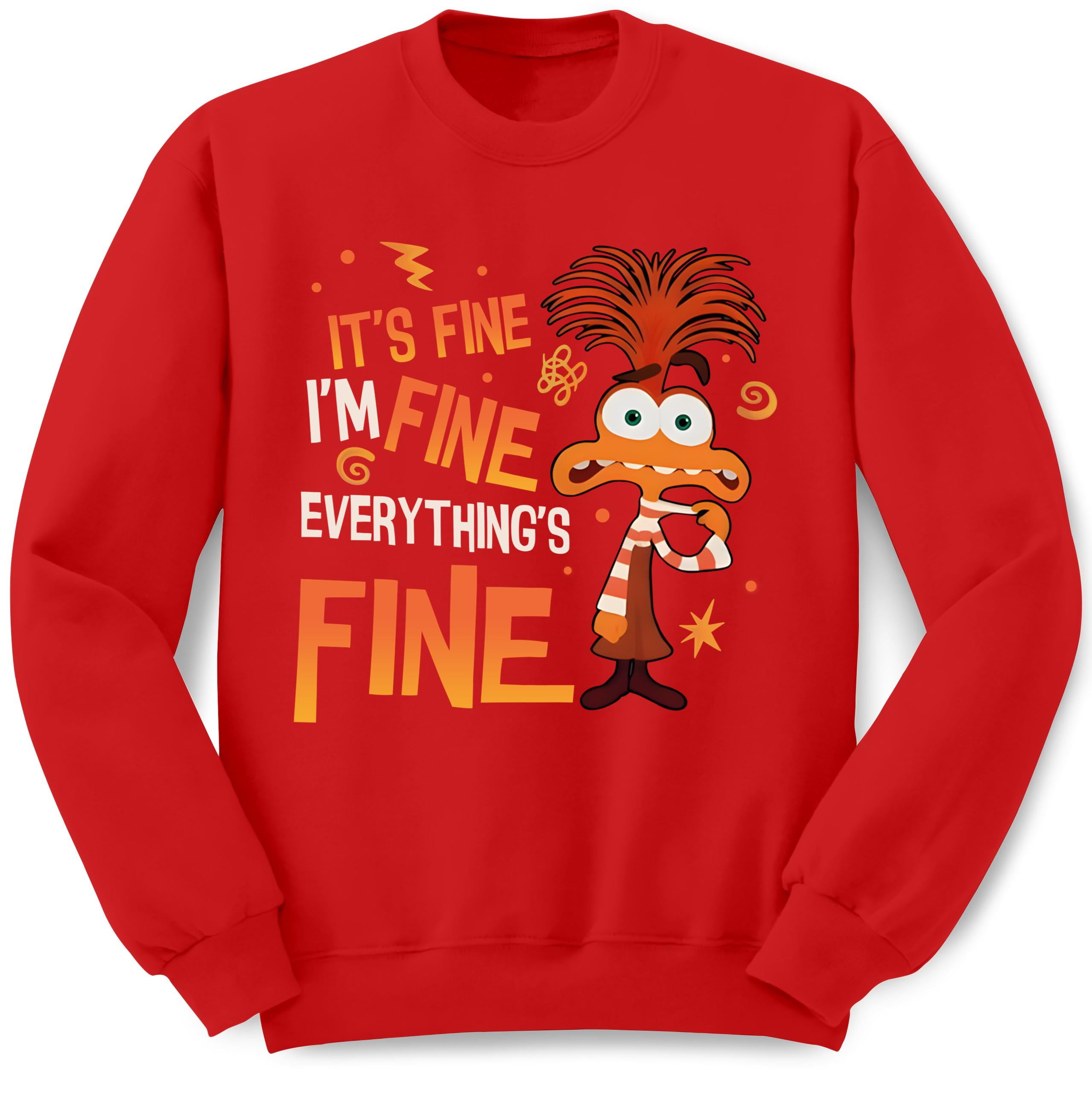 Animated Movie Anxiety Graphic Tee, Emotions Theme Shirt - Walmart.com