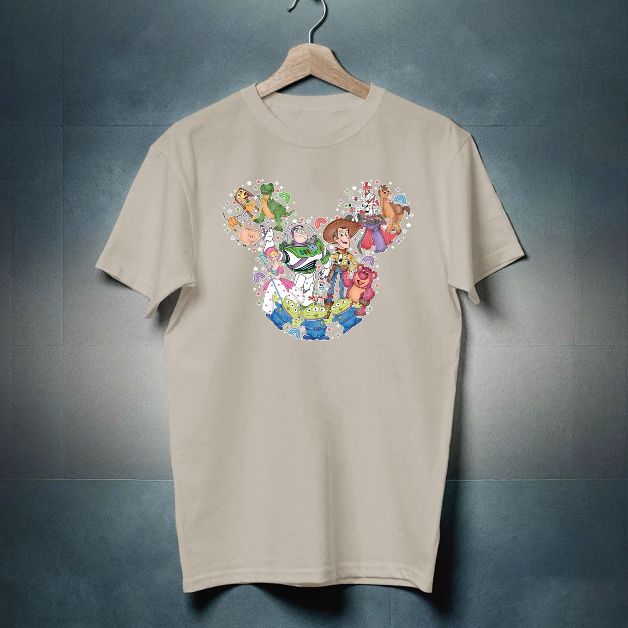 Animated Movie Graphic Tee – Toy Story Character Design Shirt – Family ...