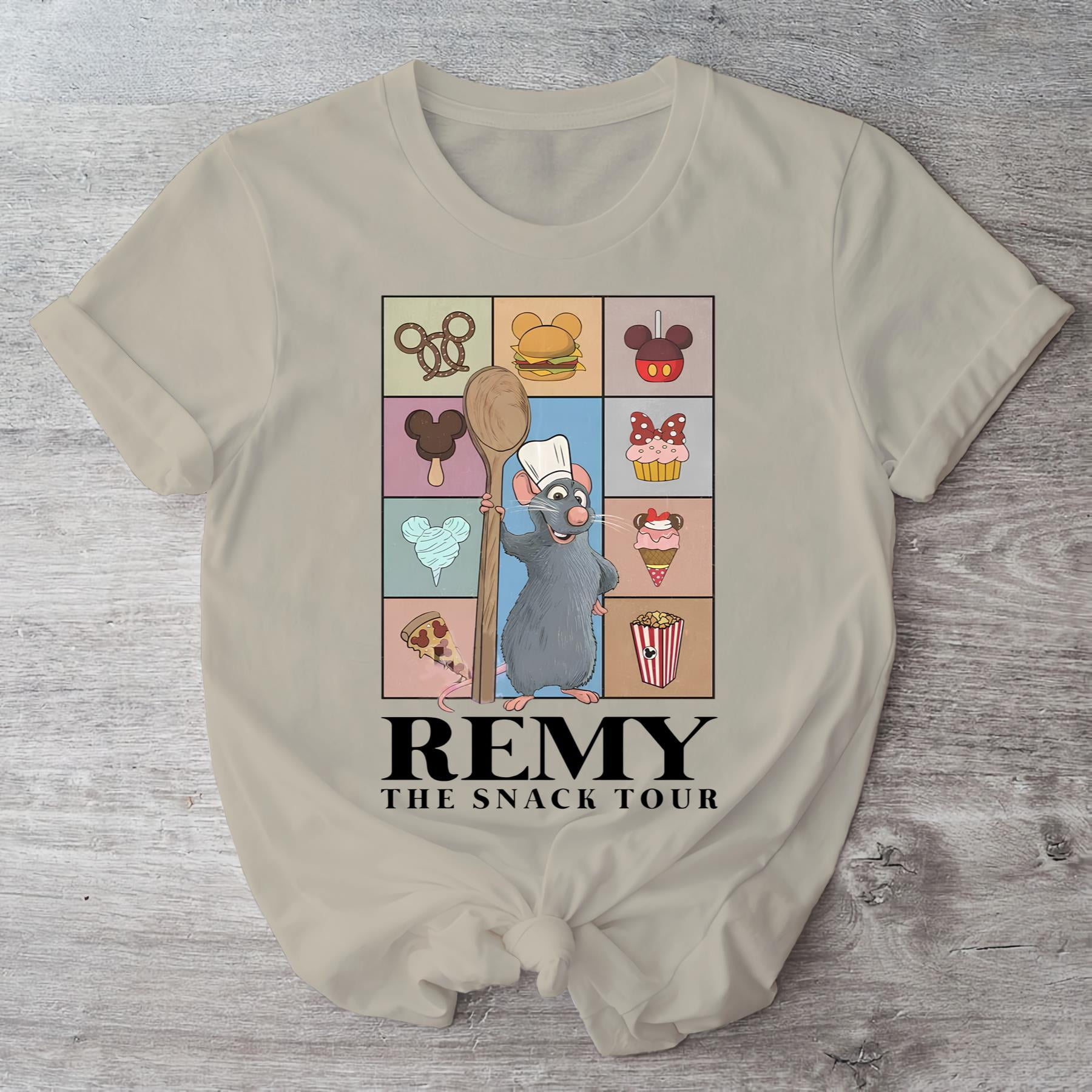 Animated Movie-Inspired Graphic Tee, Fun Cooking Character Design Shirt ...