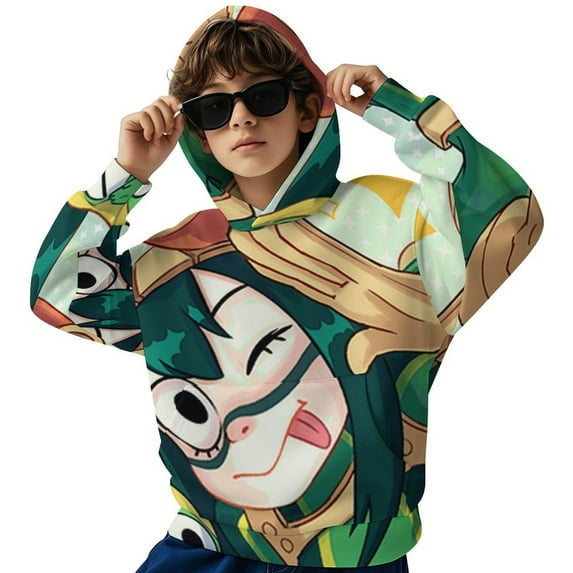 Animated My Hero Academia Children's Hoodies Sweatshirt Girls Hooded ...