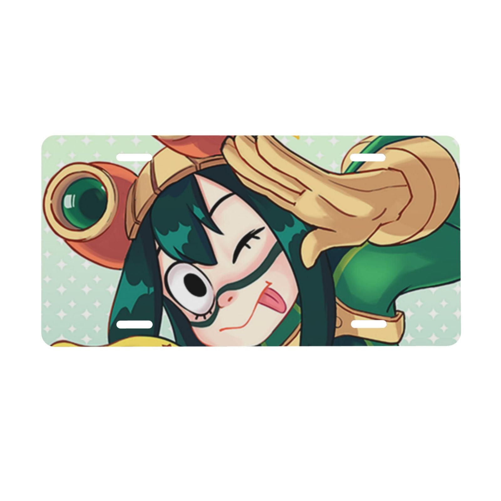 Animated My Hero Academia License Plate Cover Aluminum Novelty Vanity ...