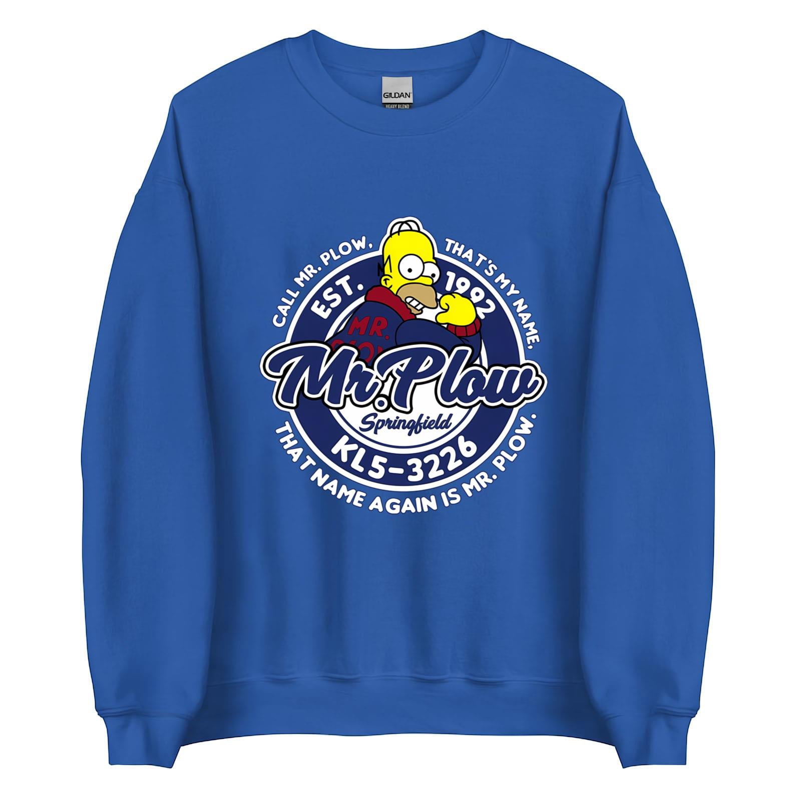 Animated Parody Mr Plow Graphic Tee, Funny Short Sleeve Tee - Walmart.com