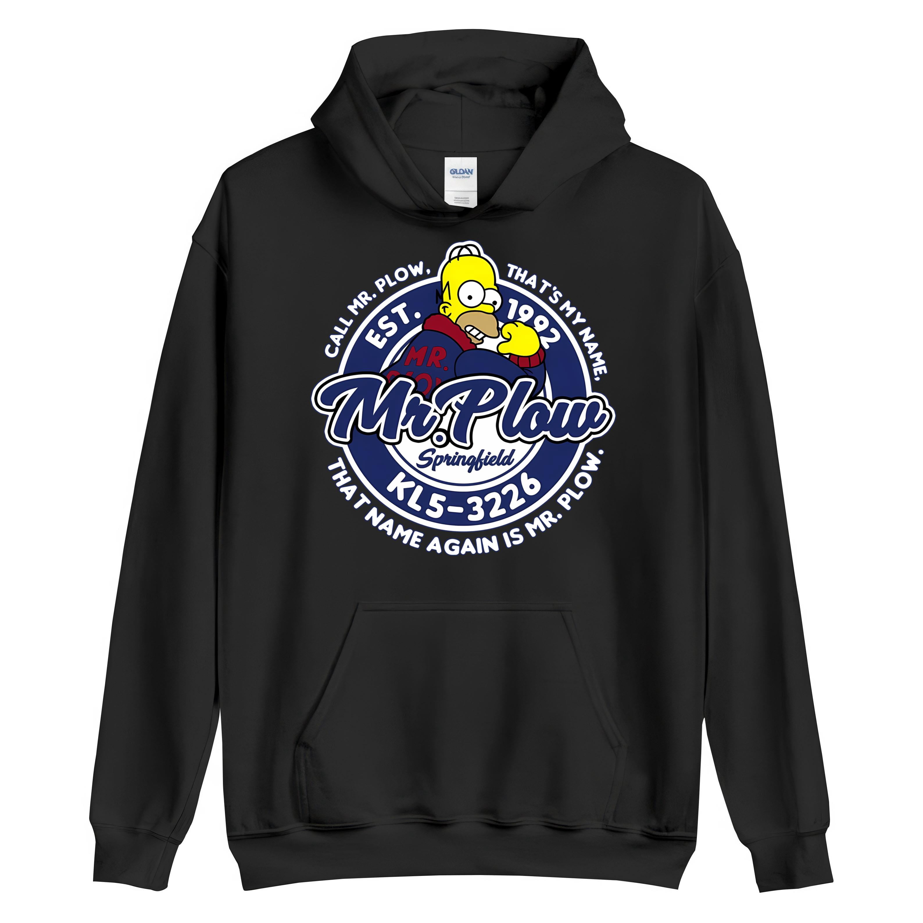 Animated Parody Mr Plow Graphic Tee, Funny Short Sleeve Tee - Walmart.com