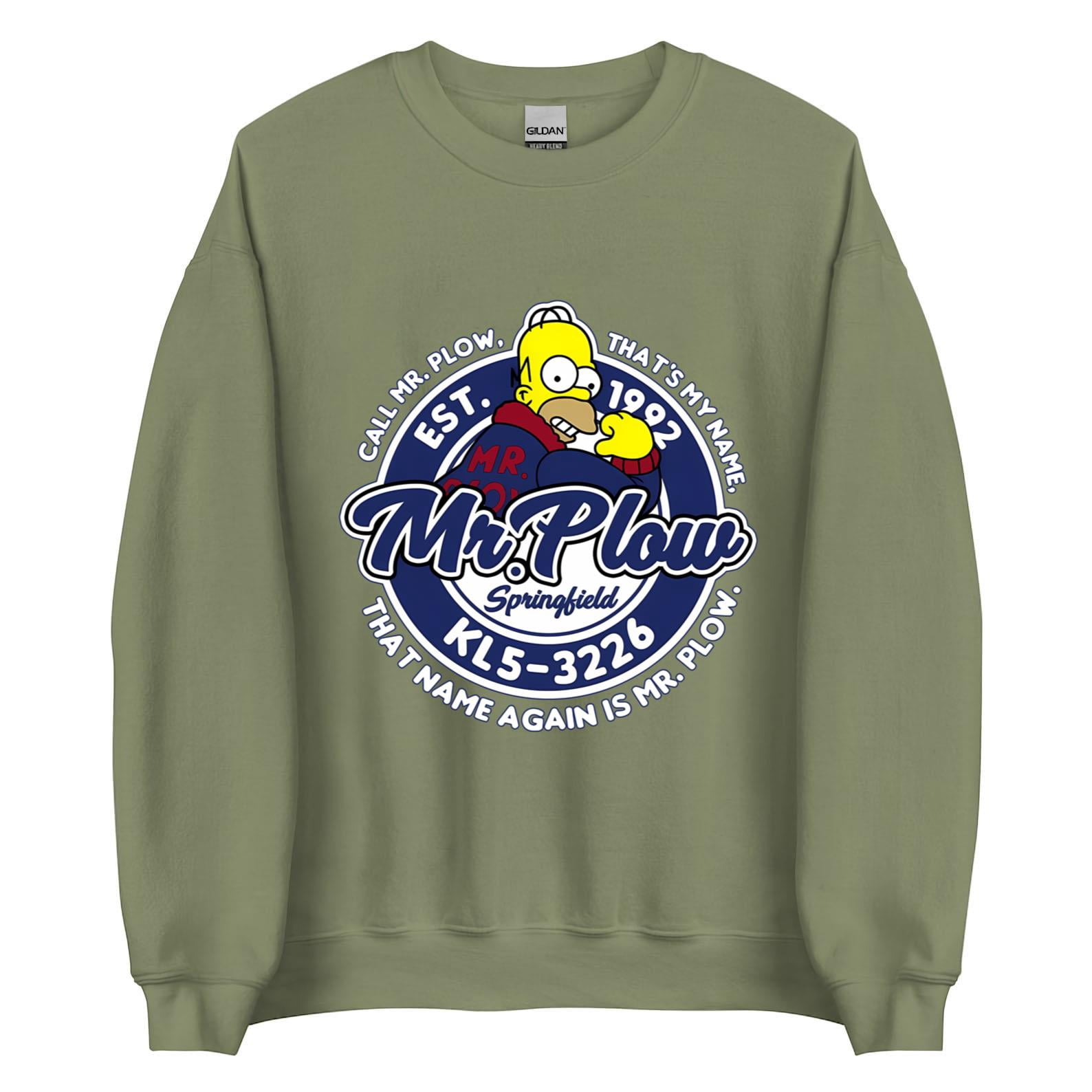 Animated Parody Mr Plow Graphic Tee, Funny Short Sleeve Tee - Walmart.com
