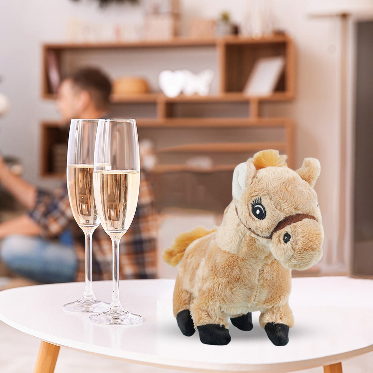 Animated Plush Horse with Motorized Movement - Realistic Motion & Sound ...