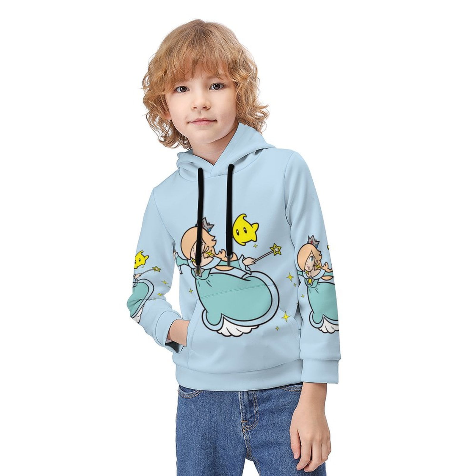 Animated Rosalina Kid's Hoodies Sweatshirt Novelty Fashion Hooded Hoody ...