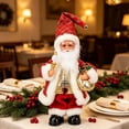 Animated Rotating Feet Cylinder Ball Santa Claus Musical Christmas ...