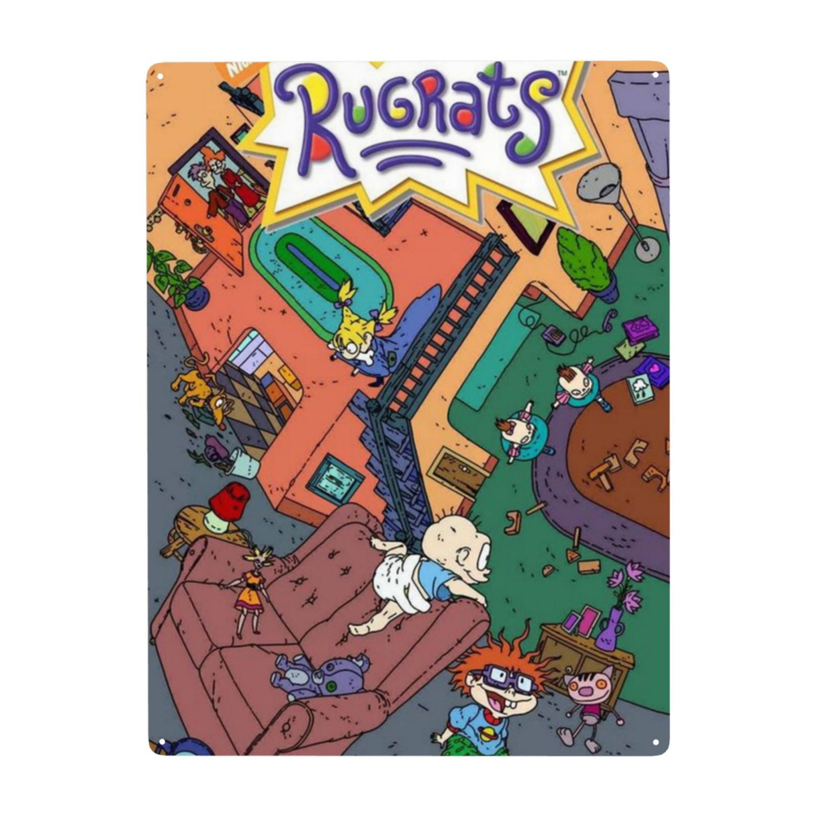 Animated Rugrats Metal Sign Decor 30x40cm Wall Art Sign for Home ...
