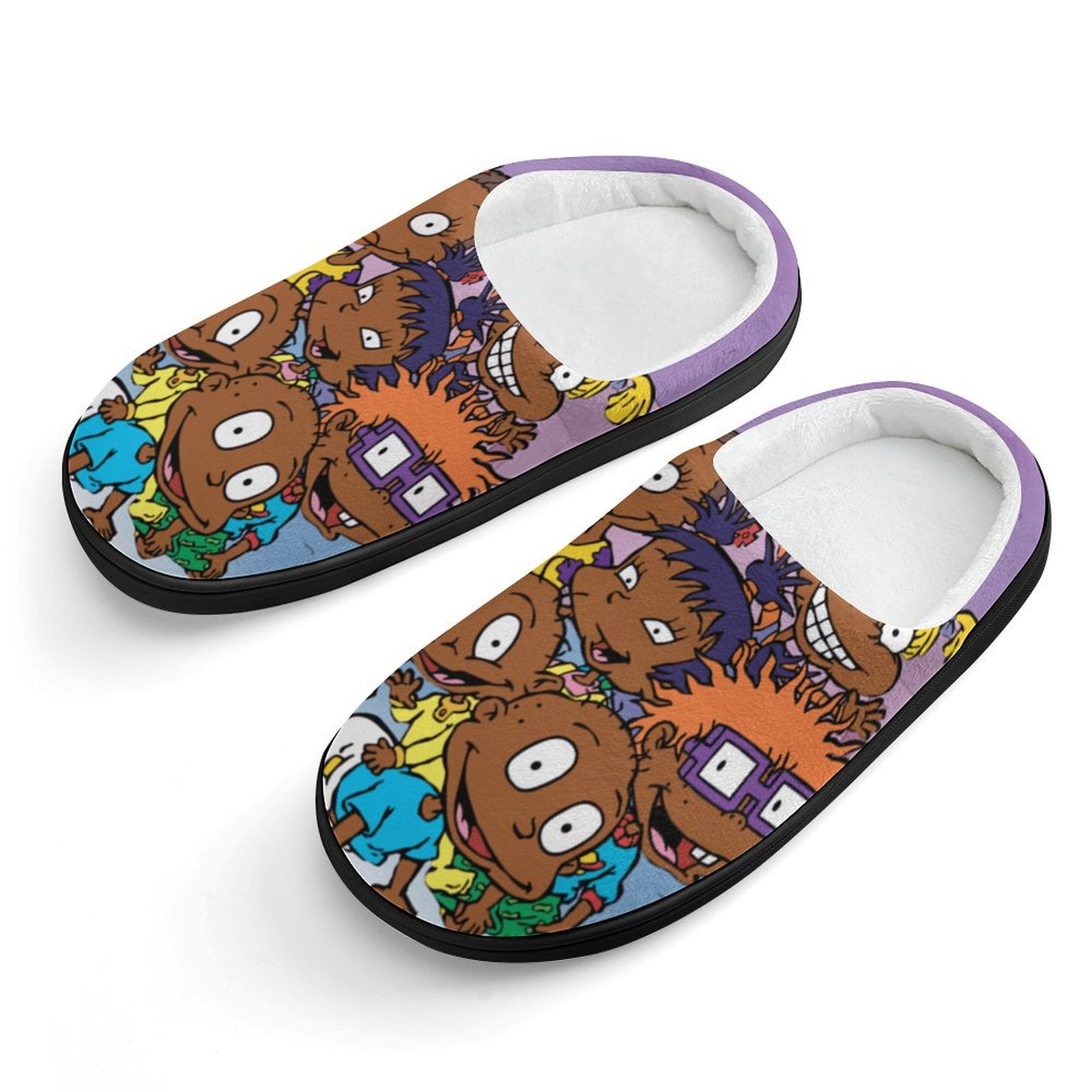 Animated Rugrats Winter Plush Slippers for Boys Girls Soft Warm Cotton ...