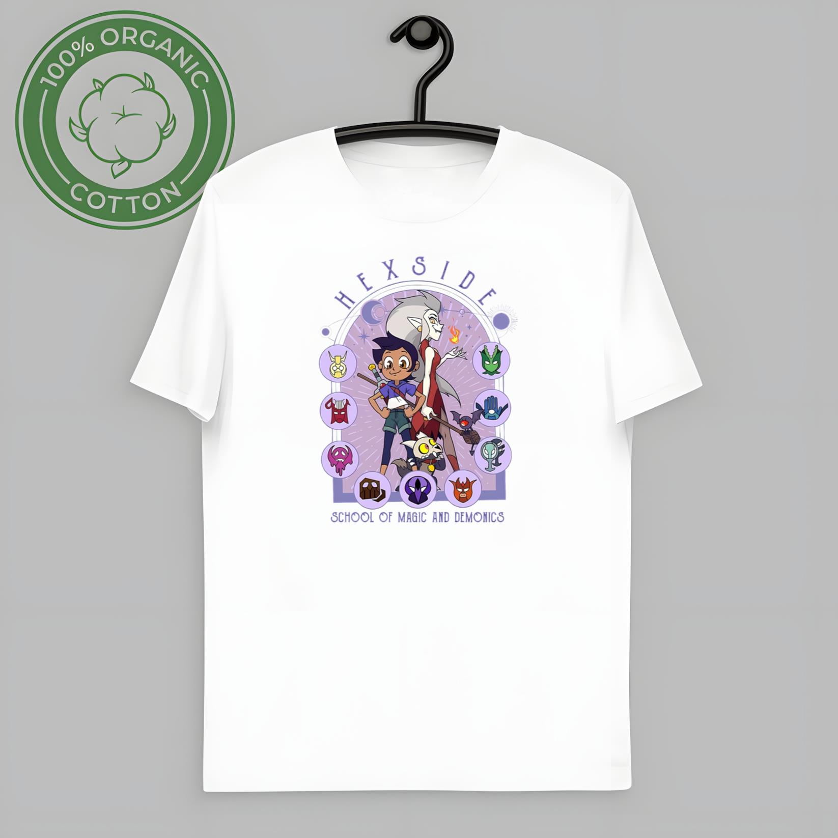 Animated Series Graphic Tee - Hexside School Shirt - Walmart.com