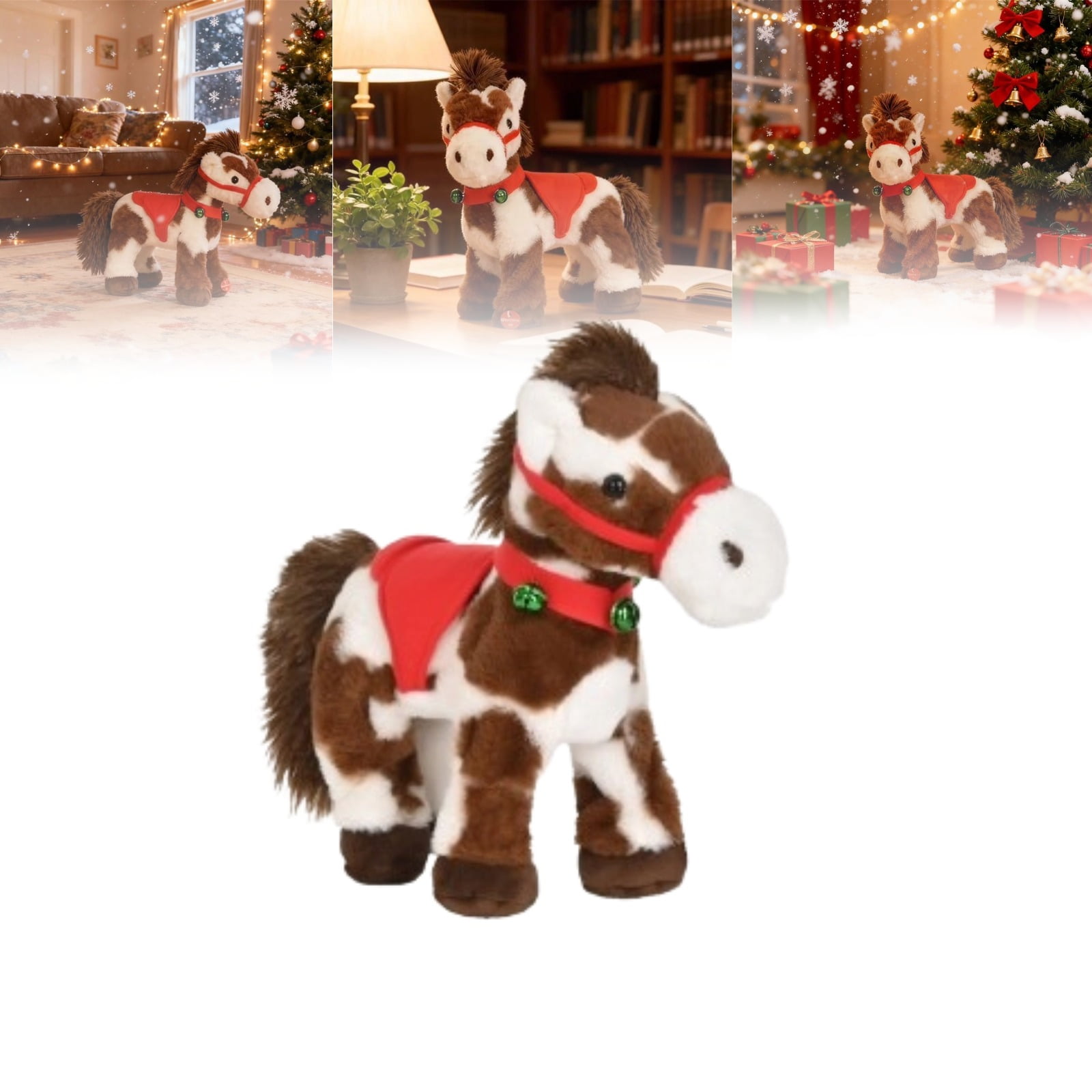 Animated Spotted Electric Plush Horse, Christmas Gifts for Children ...