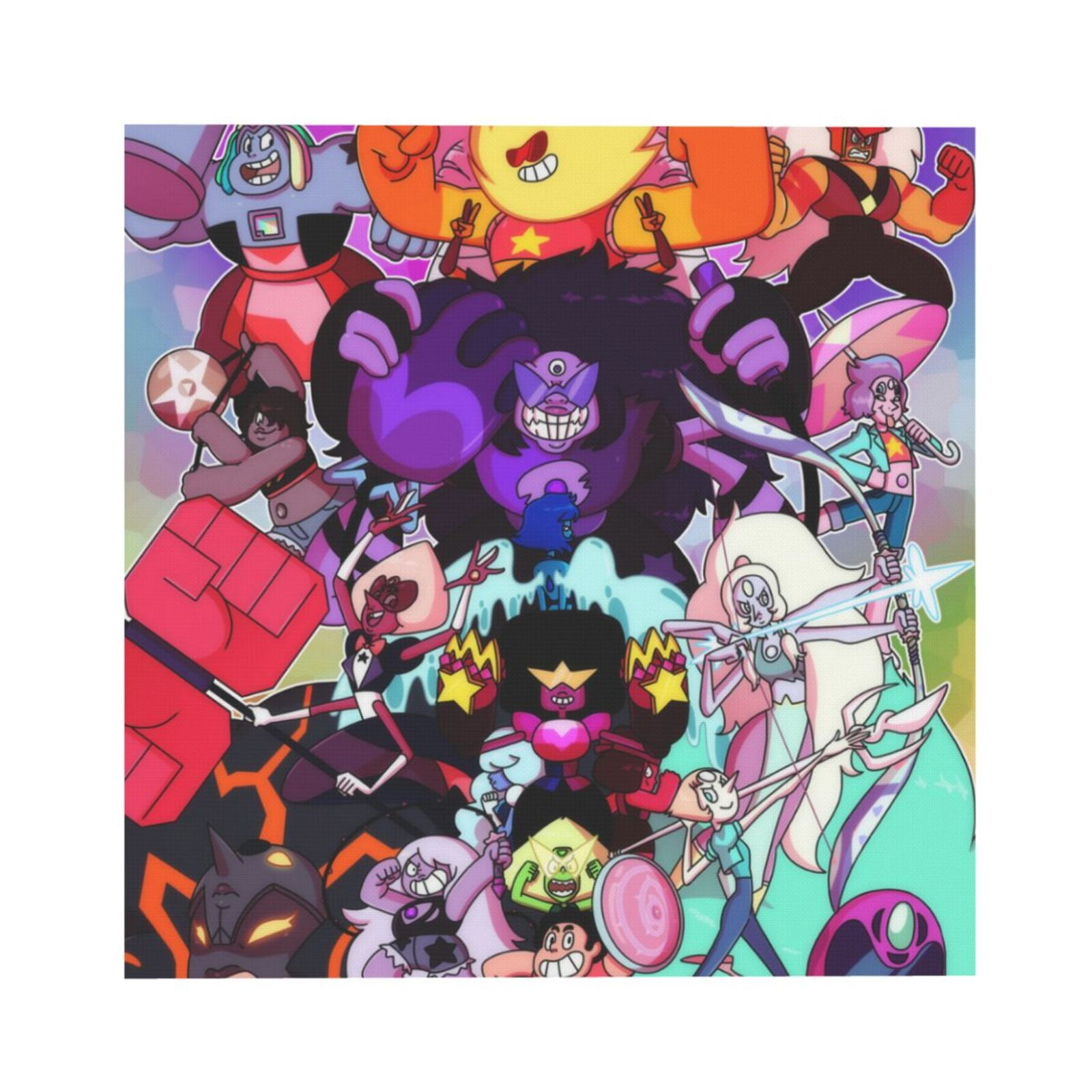Animated Steven Universe Canvas Decorative Poster Square Unframe Wall ...