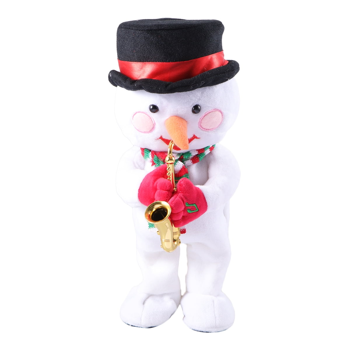 Singing Snowman Stuffed Doll - Musical Plush Toy, Christmas Gift for ...