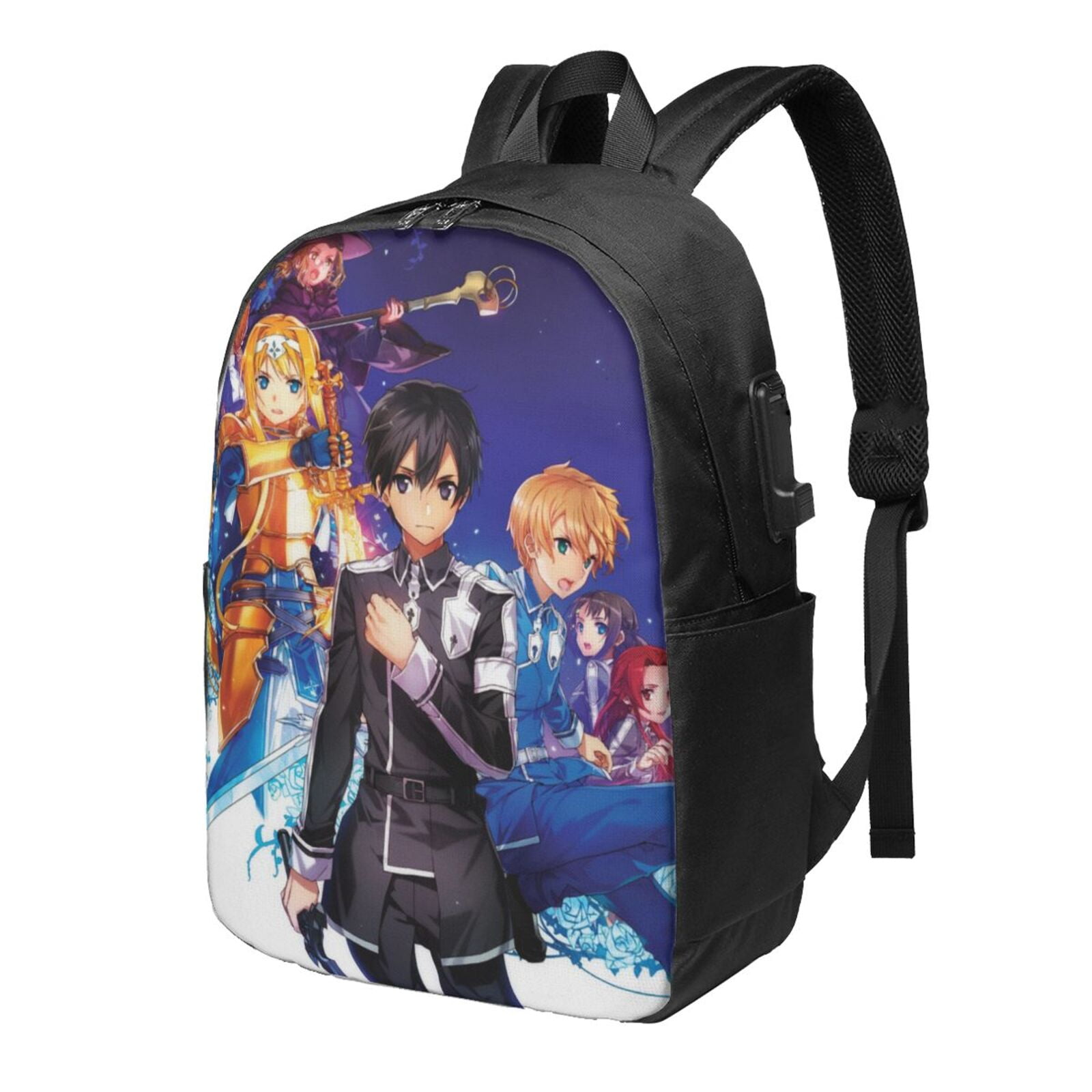 Animated Sword Art Online Backpack Lightweight Shoulders Daypack School ...