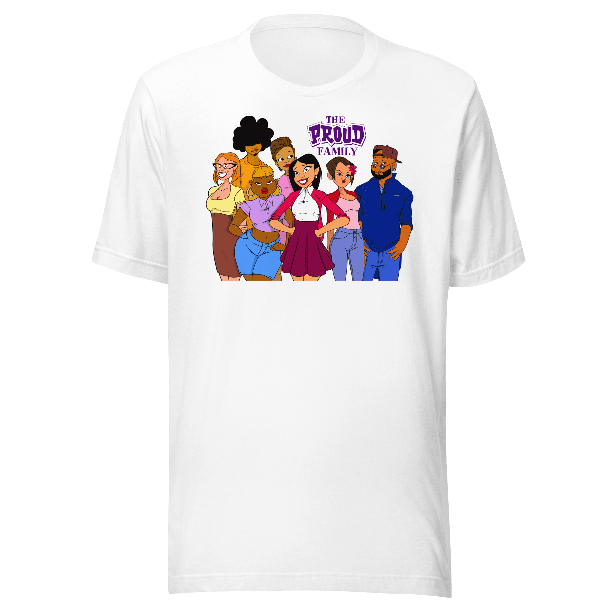 Animated T-shirt - The Proud Family Short Sleeve Ultra Soft Unisex Tee ...