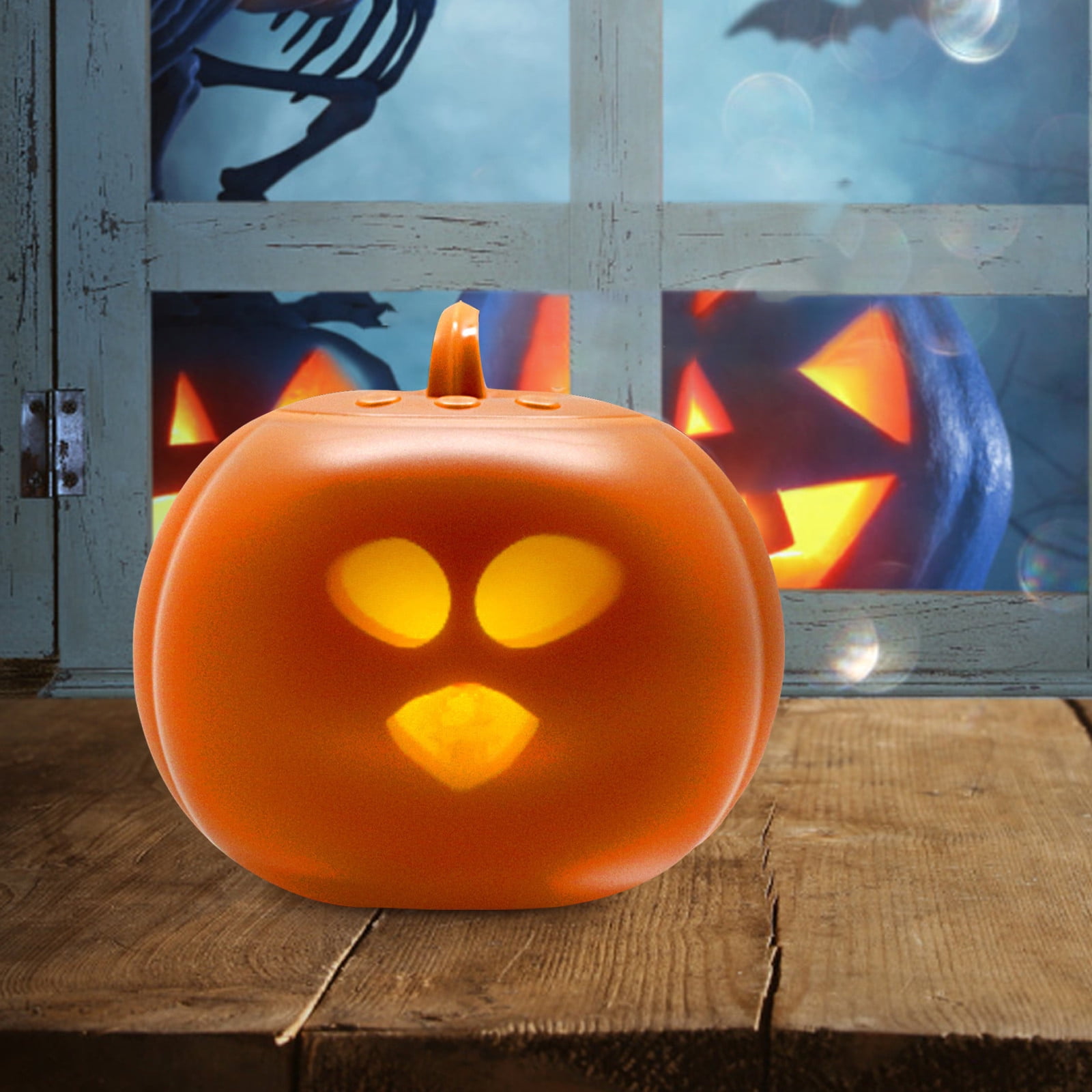 Animated Talking Pumpkin Projector with Built-in Speaker - Halloween ...