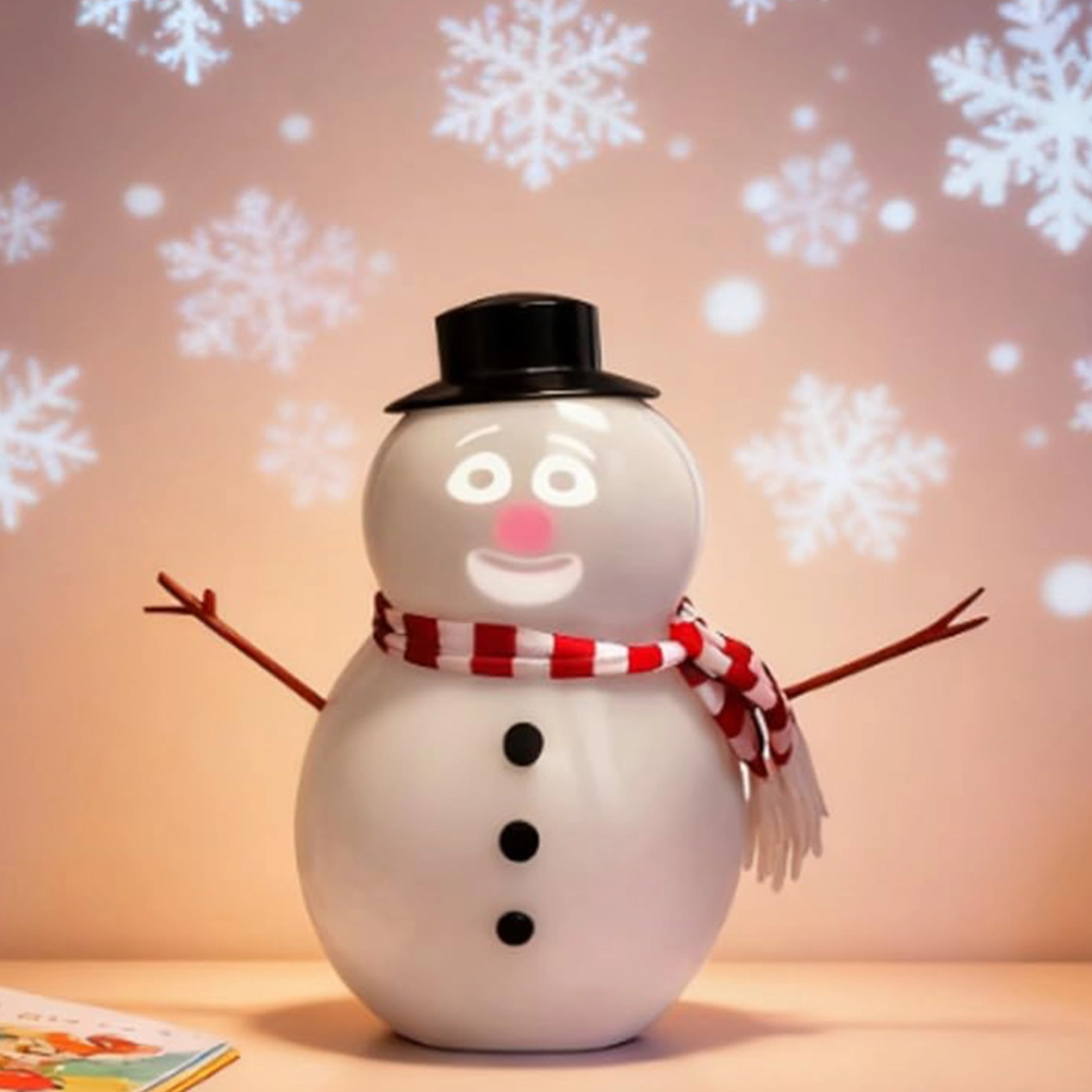 Animated Talking Snowman, Talking Animated Blink Snowman with Built in ...