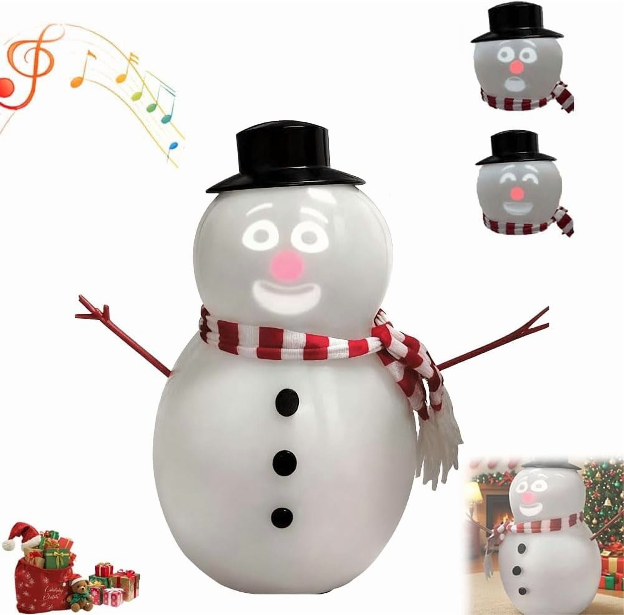 Animated Talking Snowman, Talking Animated Blink Snowman with Built in ...