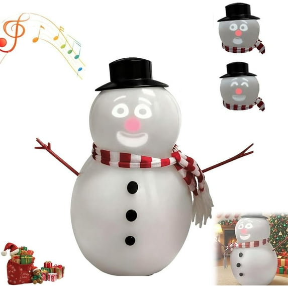 Animated Talking Snowman, Talking Animated Blink Snowman with Built in ...