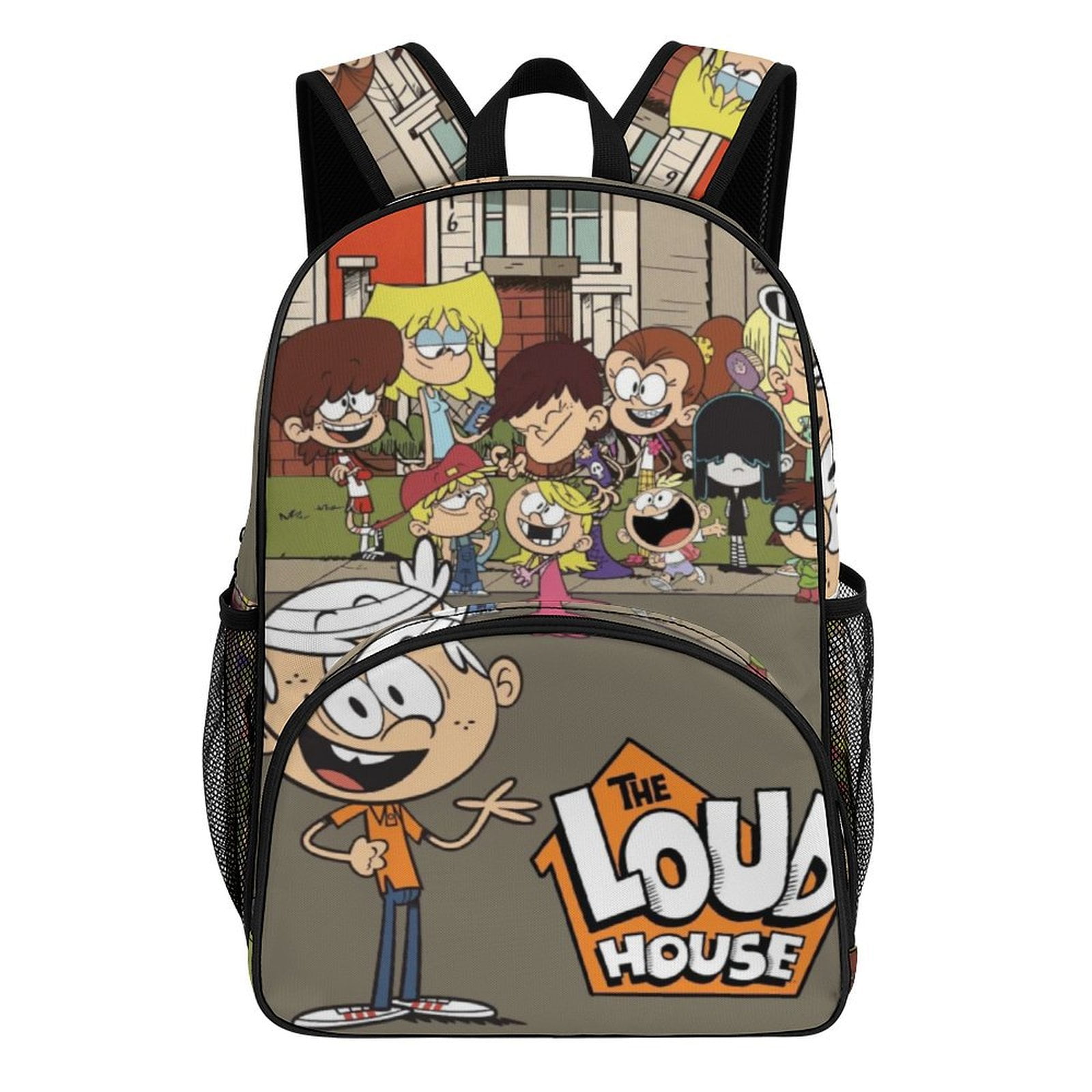 Animated The Loud House Adjustable Backpack Laptop Daypack Student ...