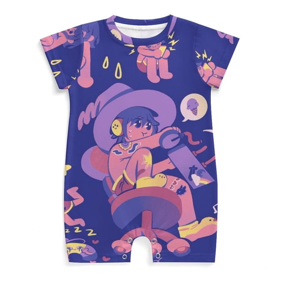 Animated The Midnight Gospel Baby One-Piece Rompers Summer Short Sleeve ...