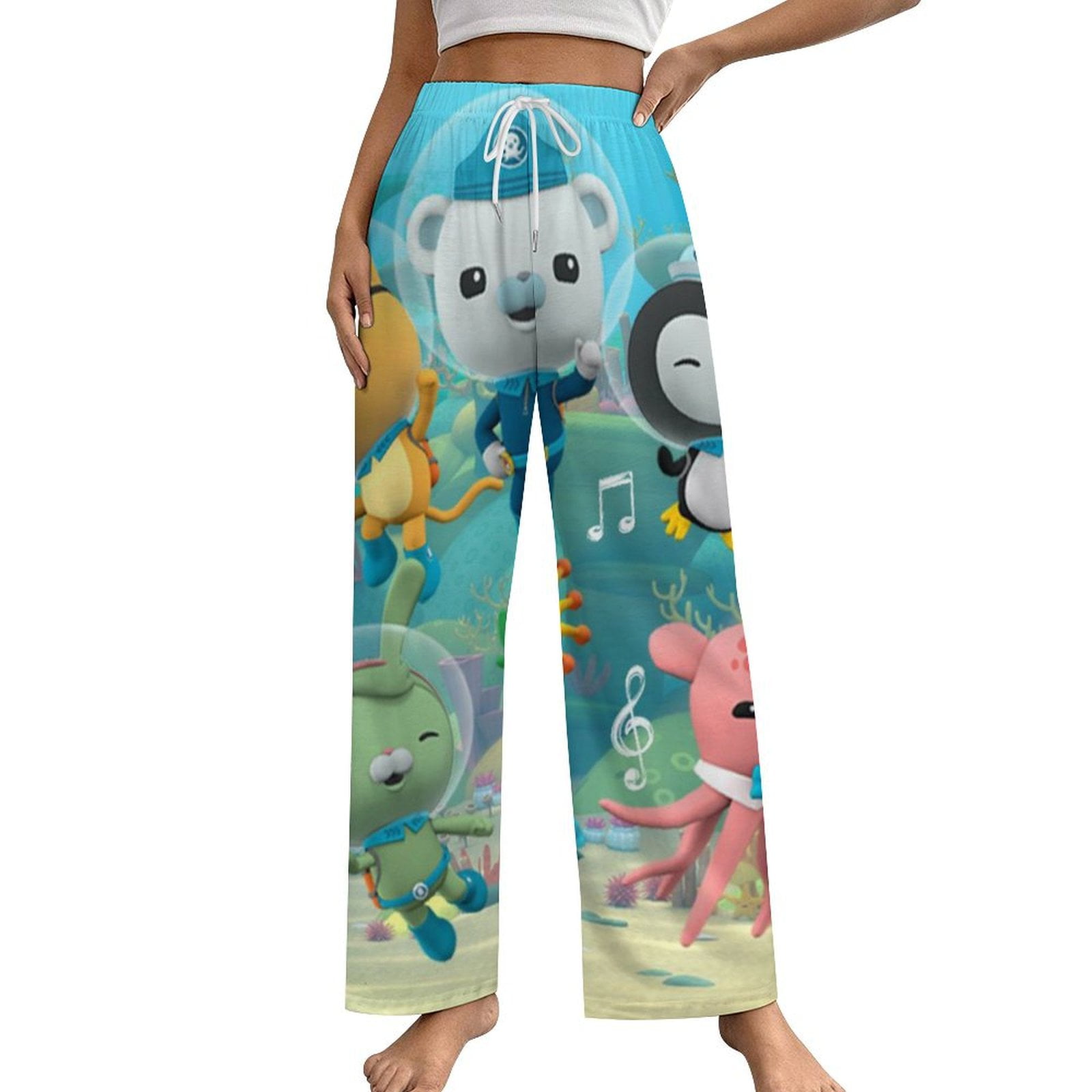 Animated The Octonauts Home Pajama Pants For Womens Comfortable Soft ...