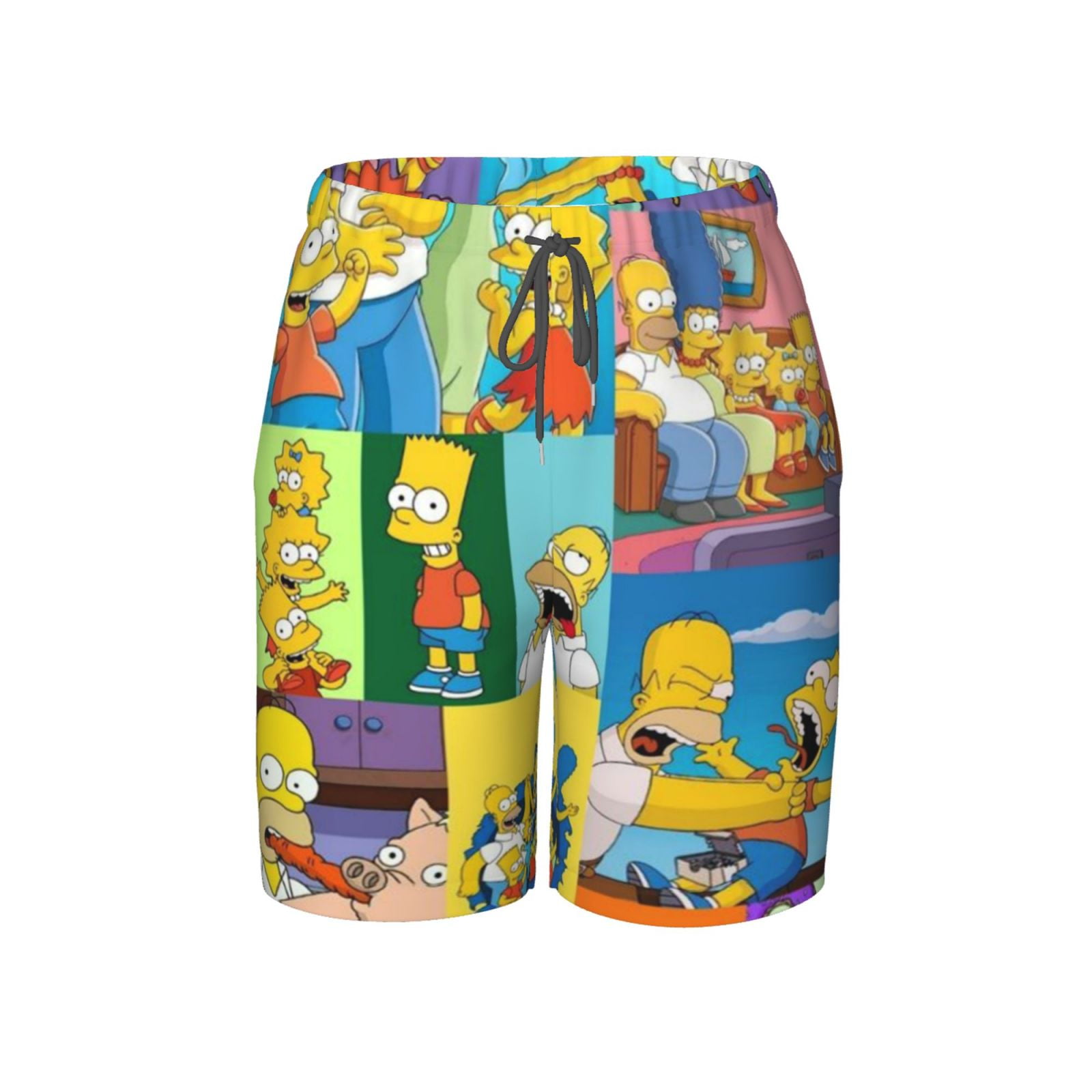 Animated The Simpsons Boy's Swim Trunks Quick Dry Teen Board Shorts ...
