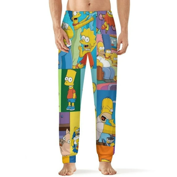 Animated The Simpsons Men's Pajama Pants Bottoms Fashion Daily Cozy ...