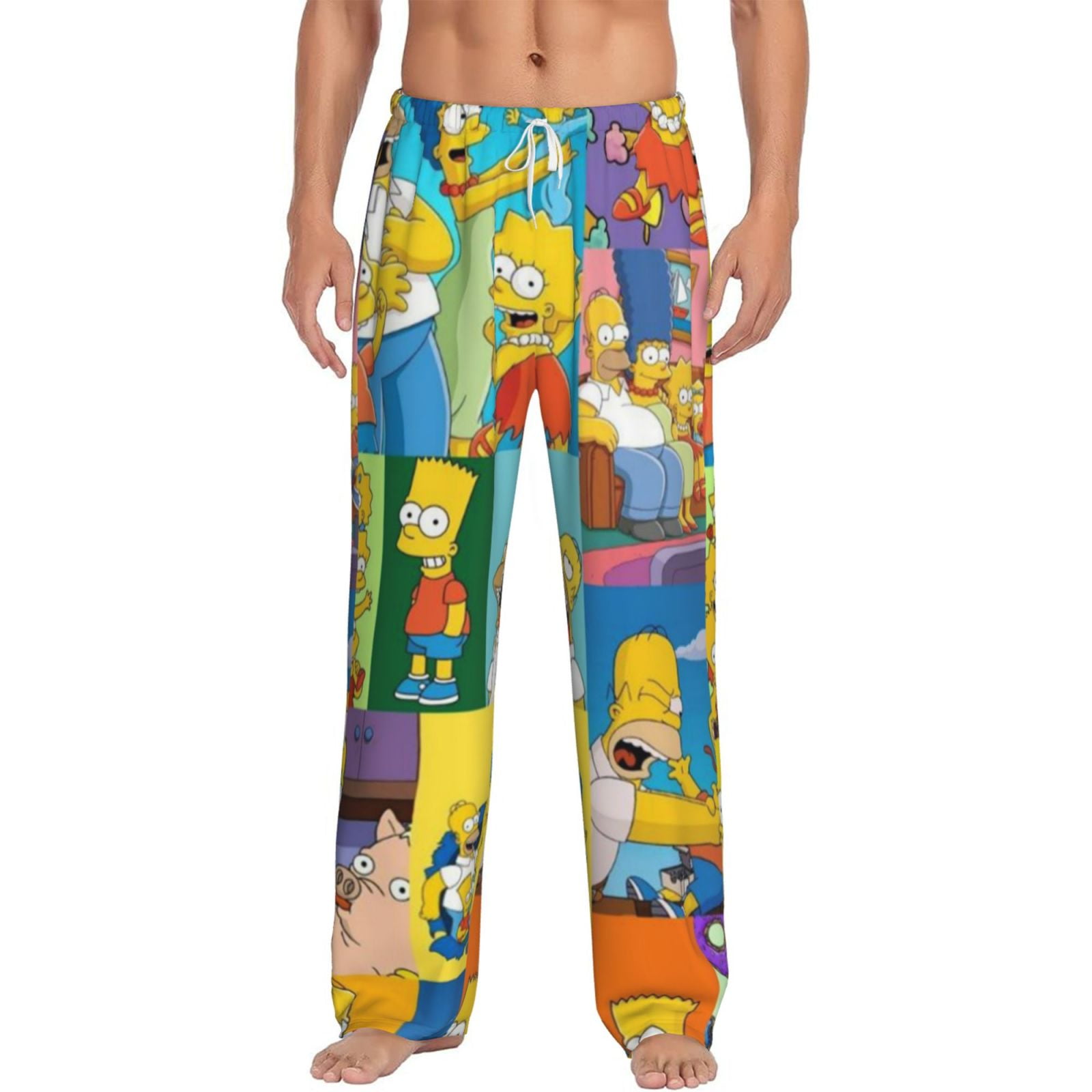 Animated The Simpsons Men's Pajama Pants Lounge Fashion Cozy Daily ...