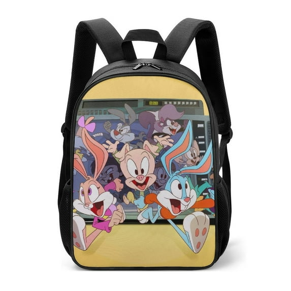 Animated Tiny Toons Looniversity Backpack School Bag Multipurpose ...