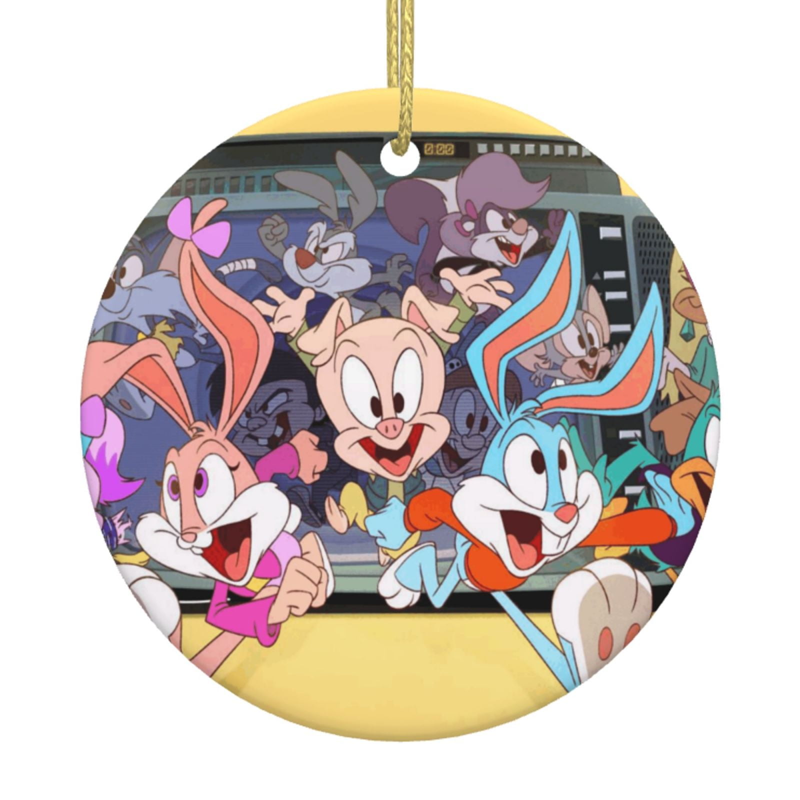 Animated Tiny Toons Looniversity Christmas Tree Hanging Decoration ...