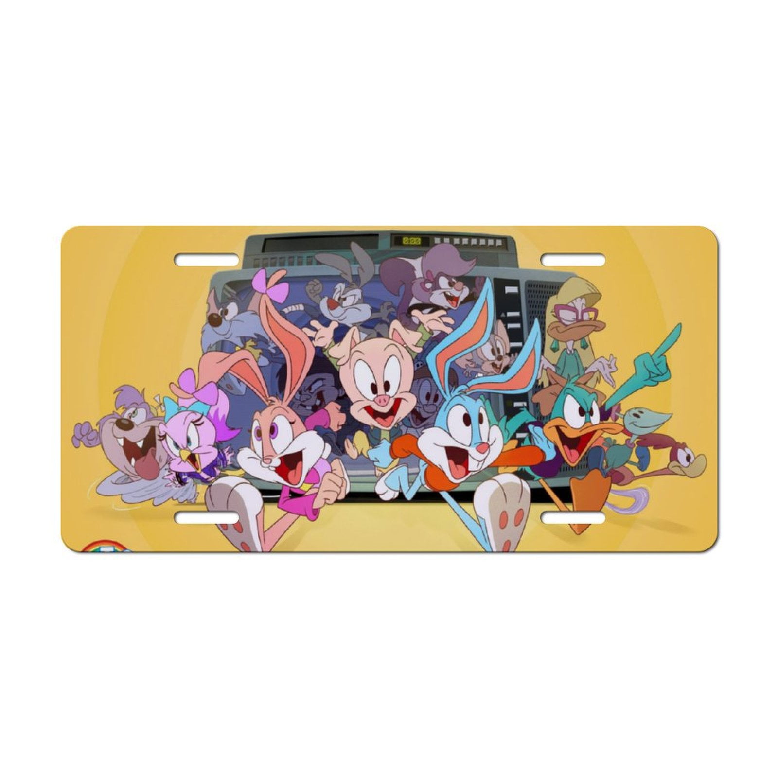 Animated Tiny Toons Looniversity License Plate Cover Aluminum Novelty ...