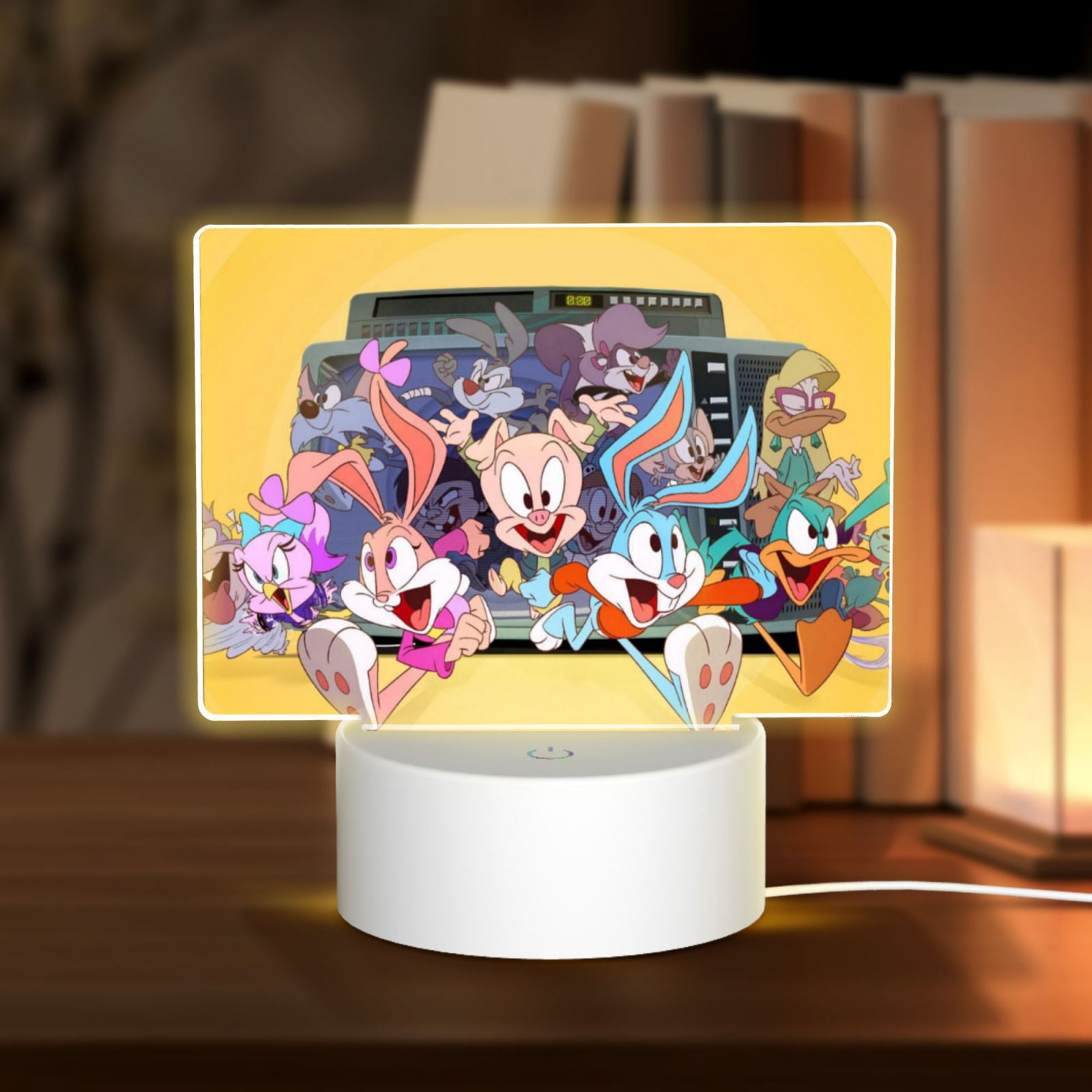 Animated Tiny Toons Looniversity Rectangular Acrylic Night Light ...