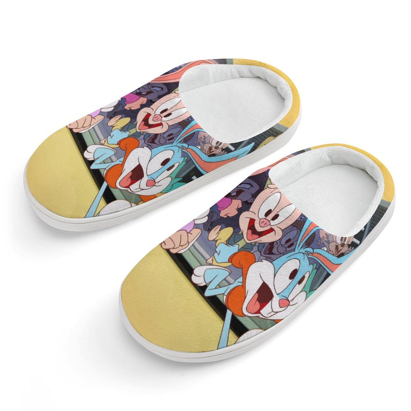 Animated Tiny Toons Looniversity Soft Plush Slippers for Boys Girls ...