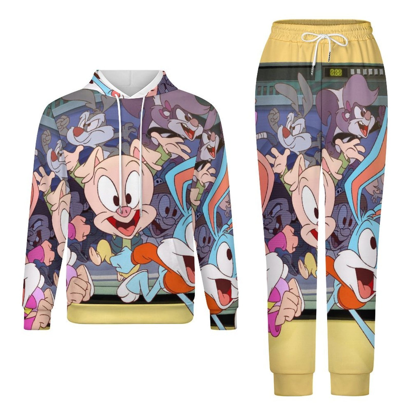 Animated Tiny Toons Looniversity Unisex Hoodies And Sweatpants Set ...