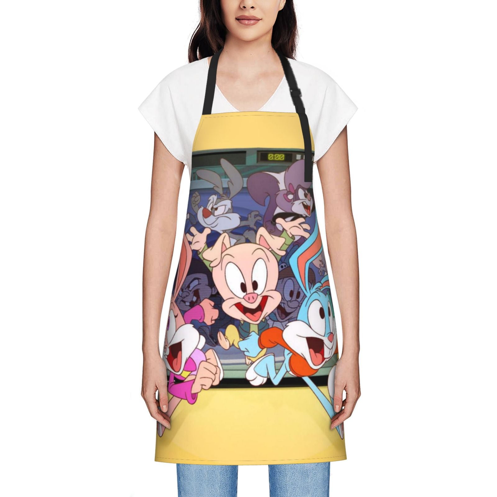 Animated Tiny Toons Looniversity Waterproof Apron Home Decor For ...