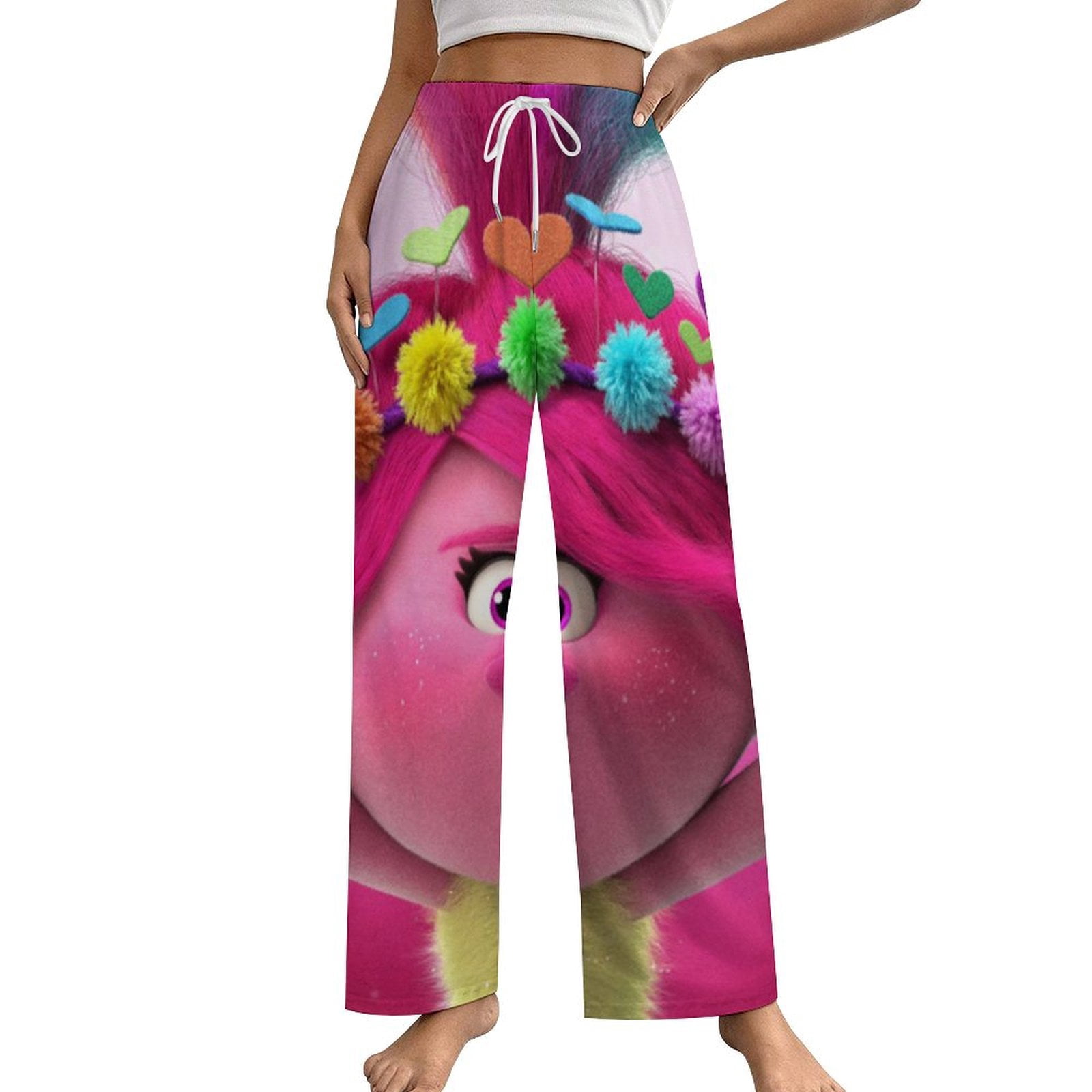 Animated Trolls World Tour Home Pajama Pants For Womens Comfortable ...