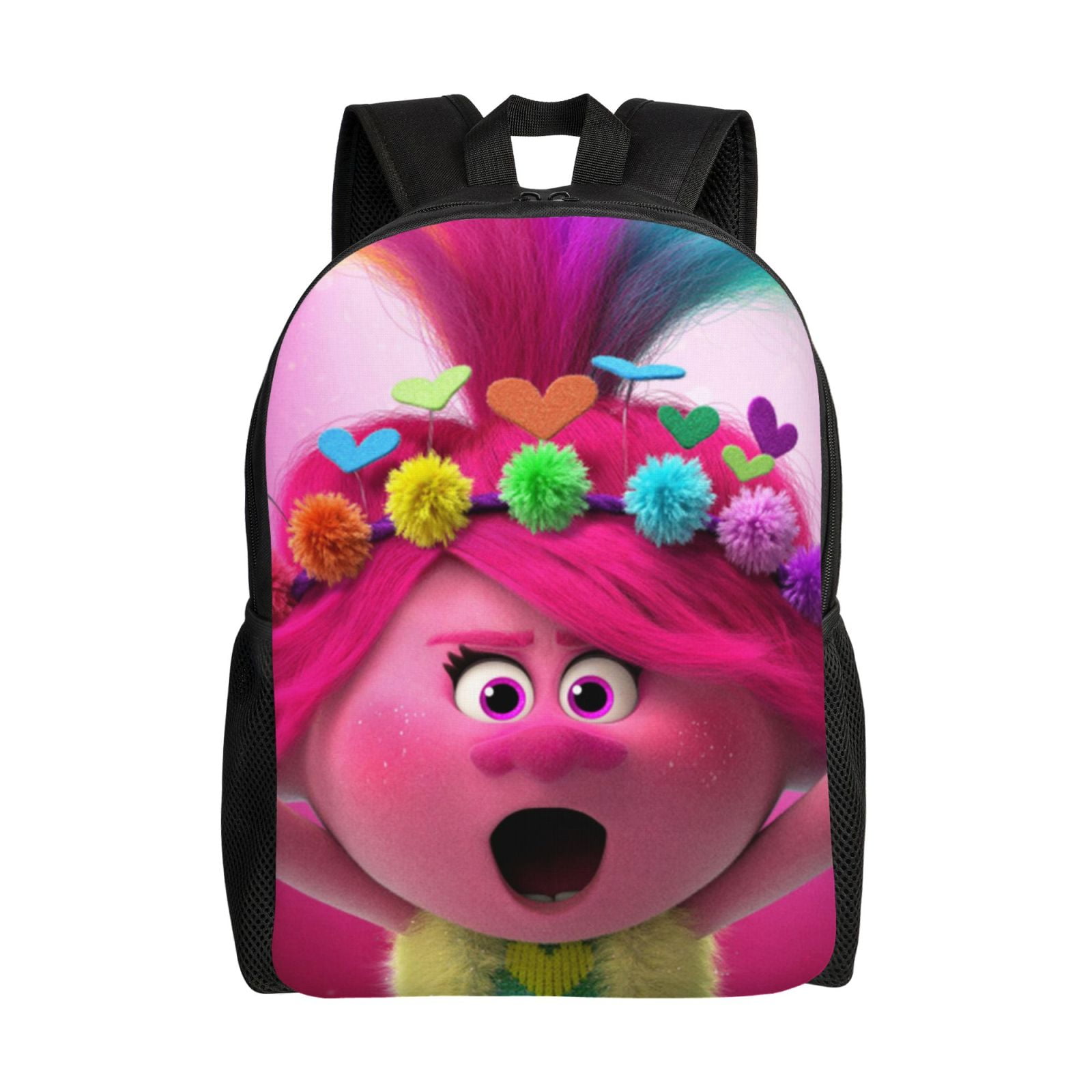 Animated Trolls World Tour Unisex Backpack Laptop Daypack Adjustable ...