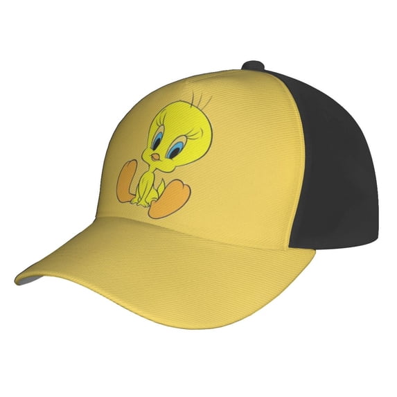 Animated Tweety Looney Tunes Fashion Baseball Cap Adjustable Trucker ...