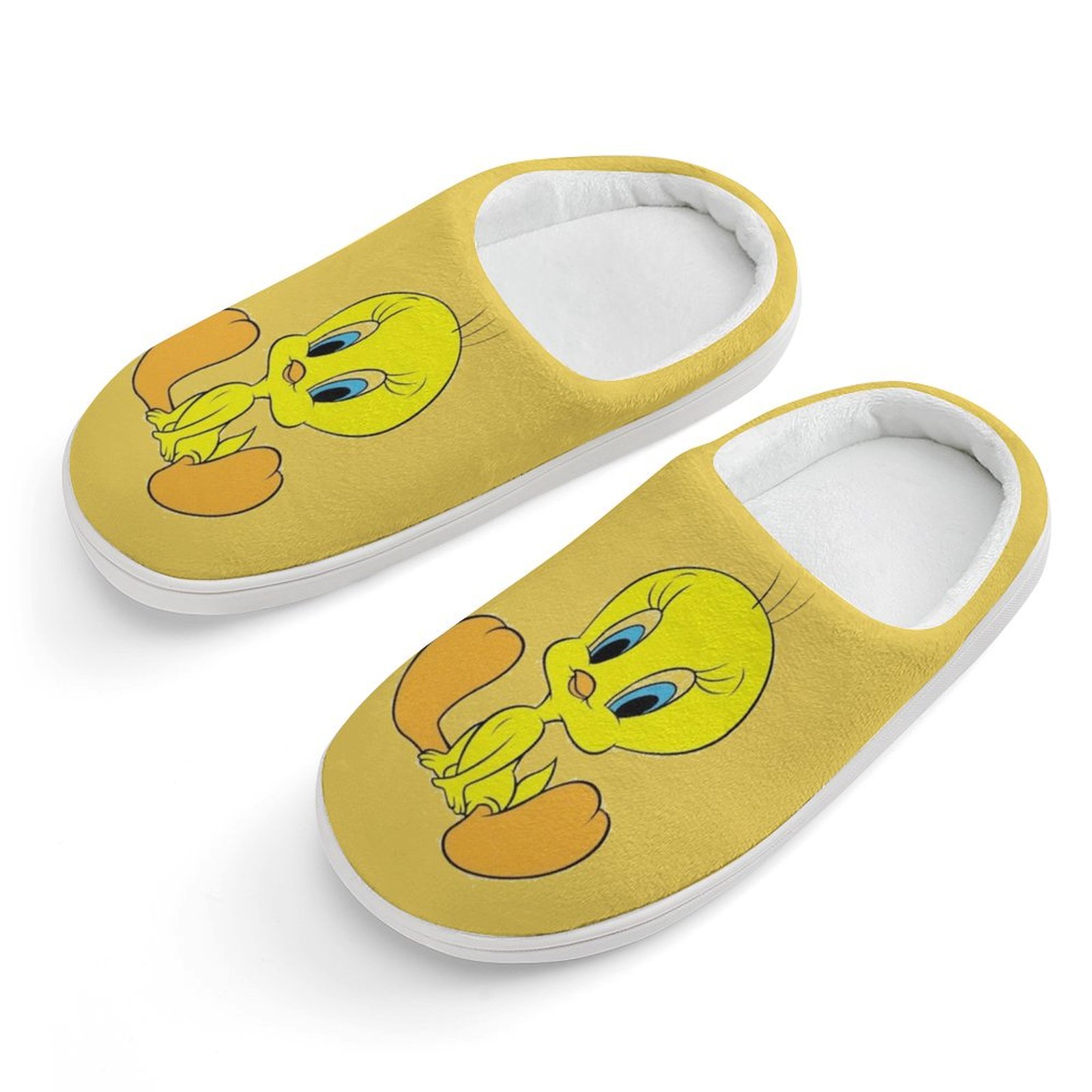 Animated Tweety Looney Tunes Soft Plush Slippers for Boys Girls Winter ...