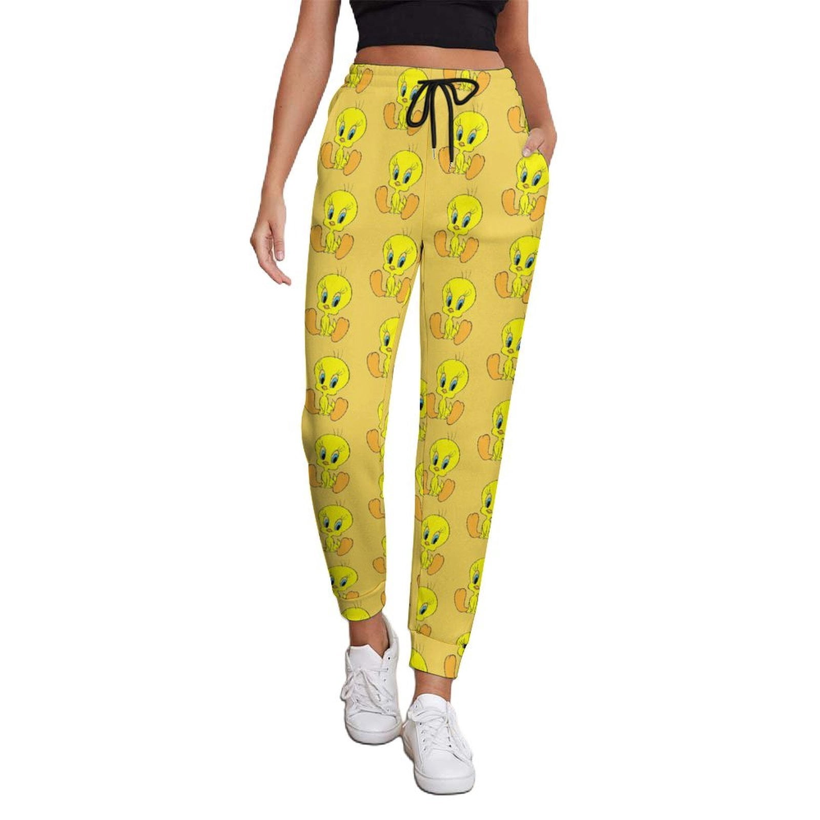 Animated Tweety Looney Tunes Womens Sweatpants Joggers Pants Daily ...